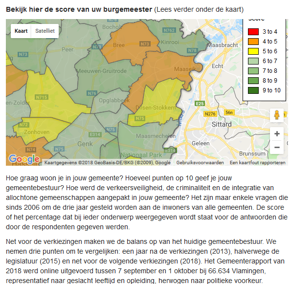 Slechte punten voor een slechte burgemeester | Vlaams Belang Maaseik